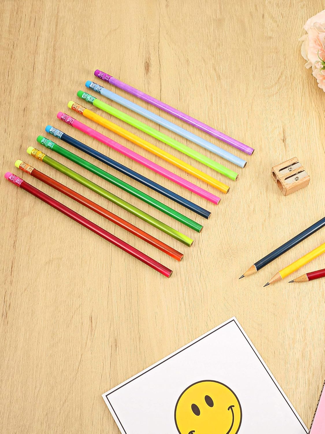40 Pieces Color Changing Mood Pencil with Eraser Wooden Pencils Heat ...