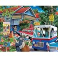 Amazon.com: White Mountain It's The Mailman Puzzles for Adults 1000 ...