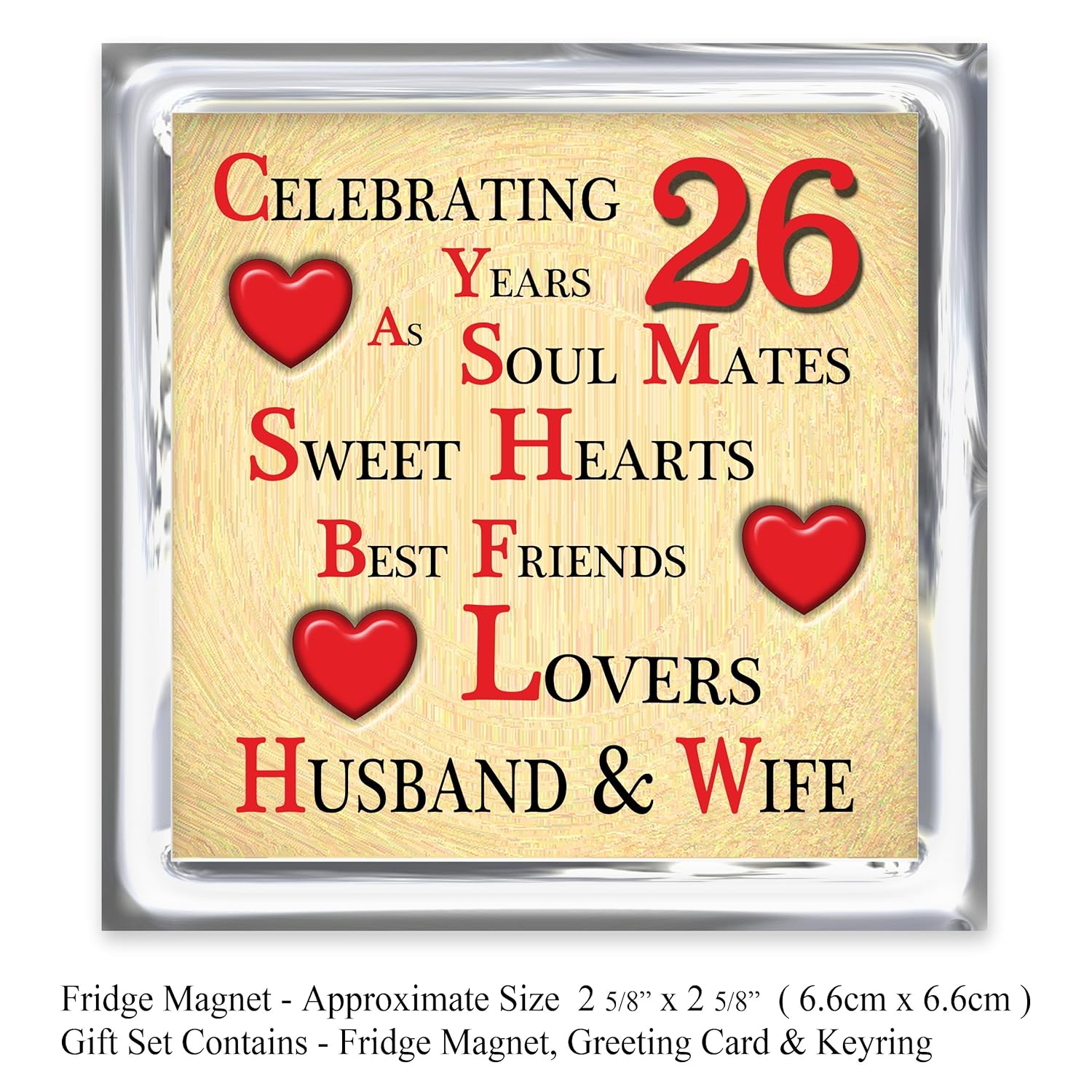26th Wedding Anniversary Gift Gift Ftempo