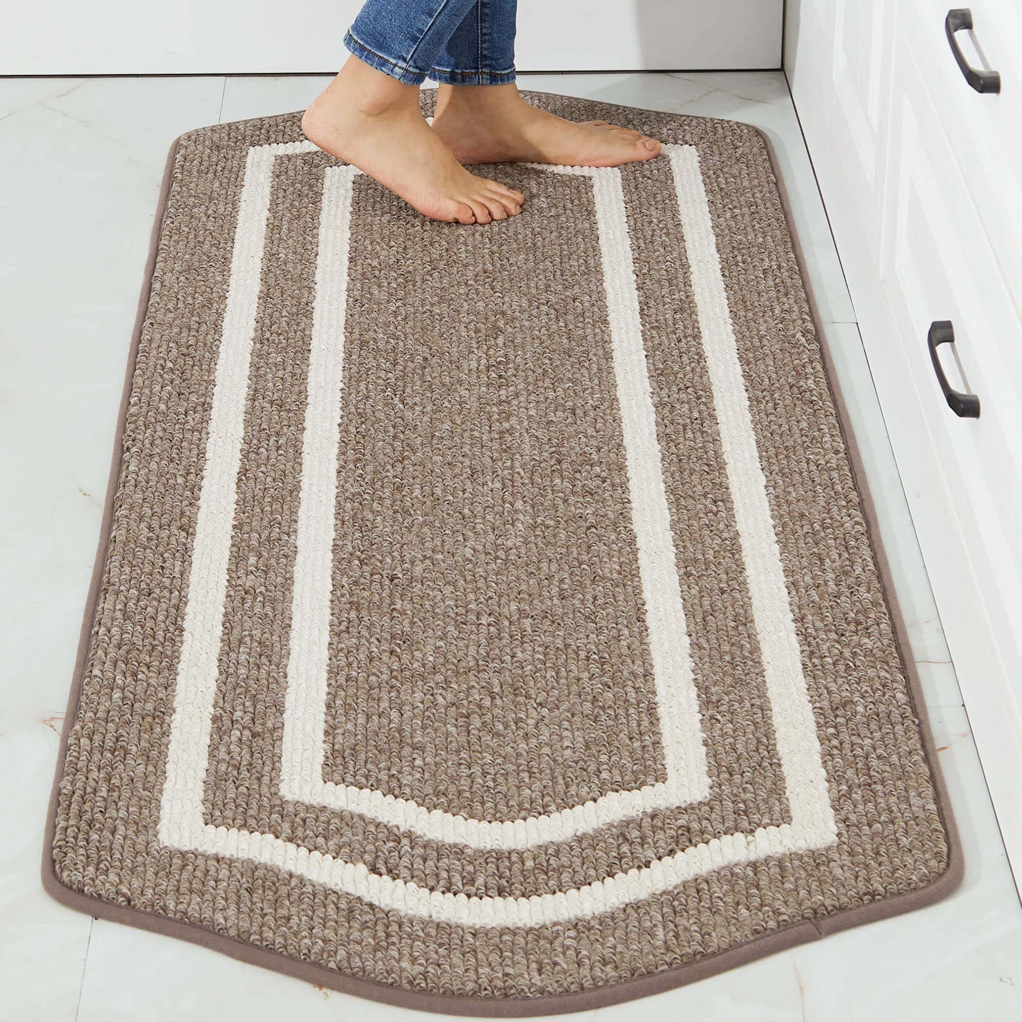 COSY HOMEER Long Kitchen Floor Mats for in Front of Sink Super ...