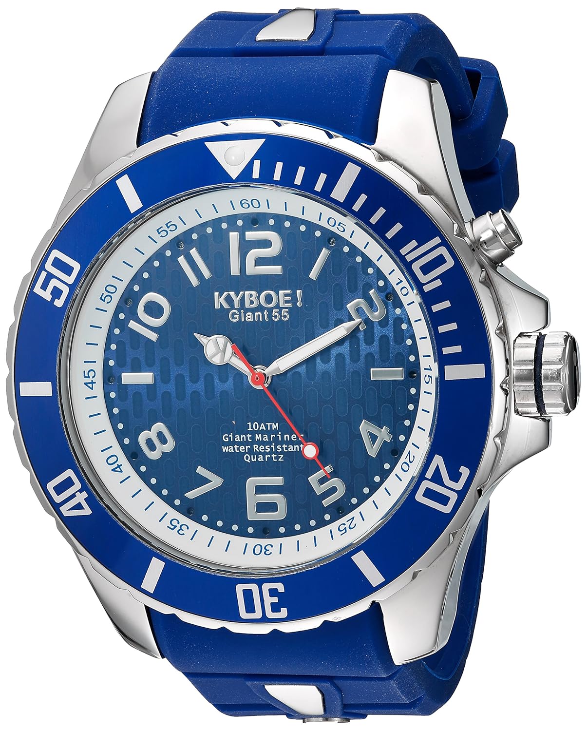 KYBOE Unisex-Adult Analogue Quartz Watch with Silicone Strap KY.55-008. ...