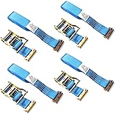 Amazon.com: GRIPON (Pack of 4) 2 Inch by 12 Feet E Track Fitting Tie ...