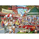 Amazon.com: RoseArt - Back to The Past - Christmas Dinner - 750 Piece ...