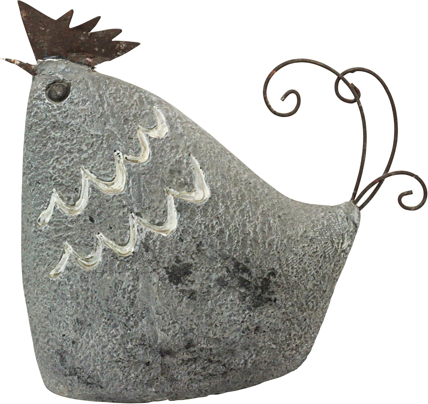 Design Toscano Attila The Hen Animal Statue, Grey Stone – BigaMart