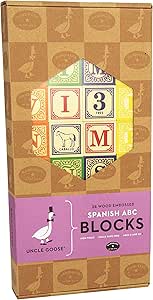 Amazon.com: Spanish Wooden Alphabet Blocks : Toys & Games