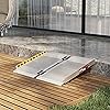 ORFORD Portable Wheelchair Ramp 2FT, 28.74''L×23.8''W Handicap Ramps ...