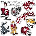 Amazon.com: Washington State University Cougars WSU Cougs Wazzu Sticker ...
