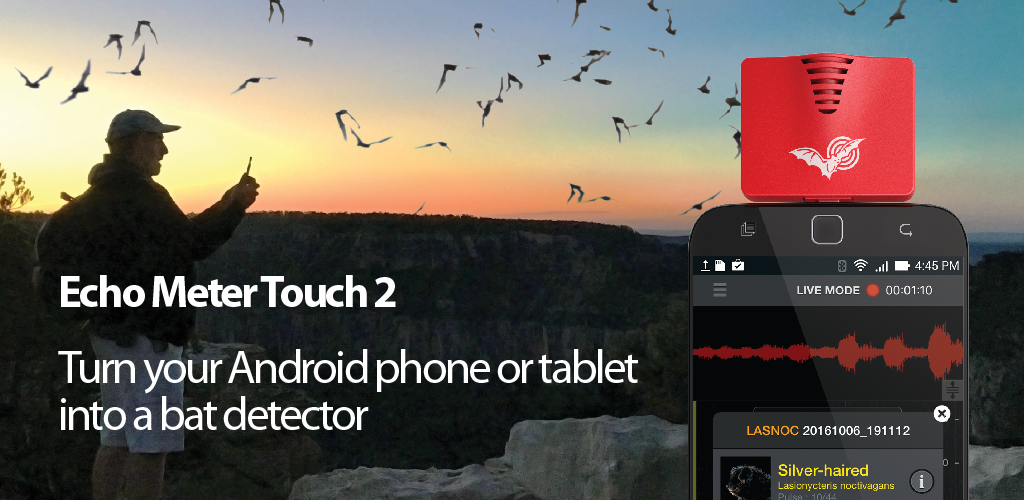 Echo Meter Touch Bat Detector: Listen to, record and identify bats ...
