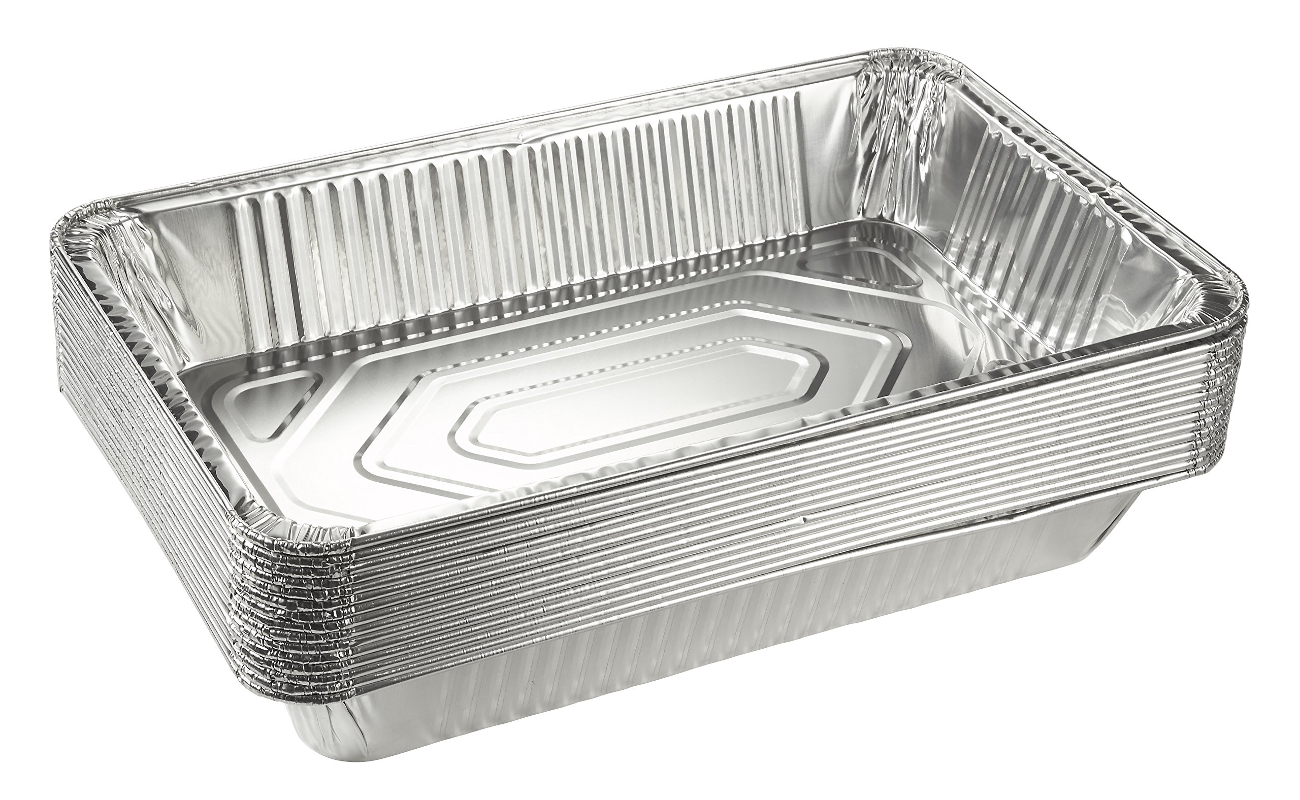 Aluminum Foil Pans 15 Piece Full Size Deep Disposable Steam Table Aluminum Foil Pans 15 Piece Full Size Deep Disposable Steam Table