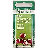 Amazon.com: Littelfuse LMIN015.VP MINI Low Profile 15 Amp Carded Blade Fuse, (Pack of 5) : Tools ...