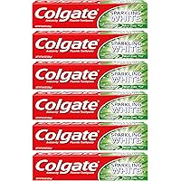 Amazon.com : Colgate Sparkling White Whitening Toothpaste, Mint - 8 ...