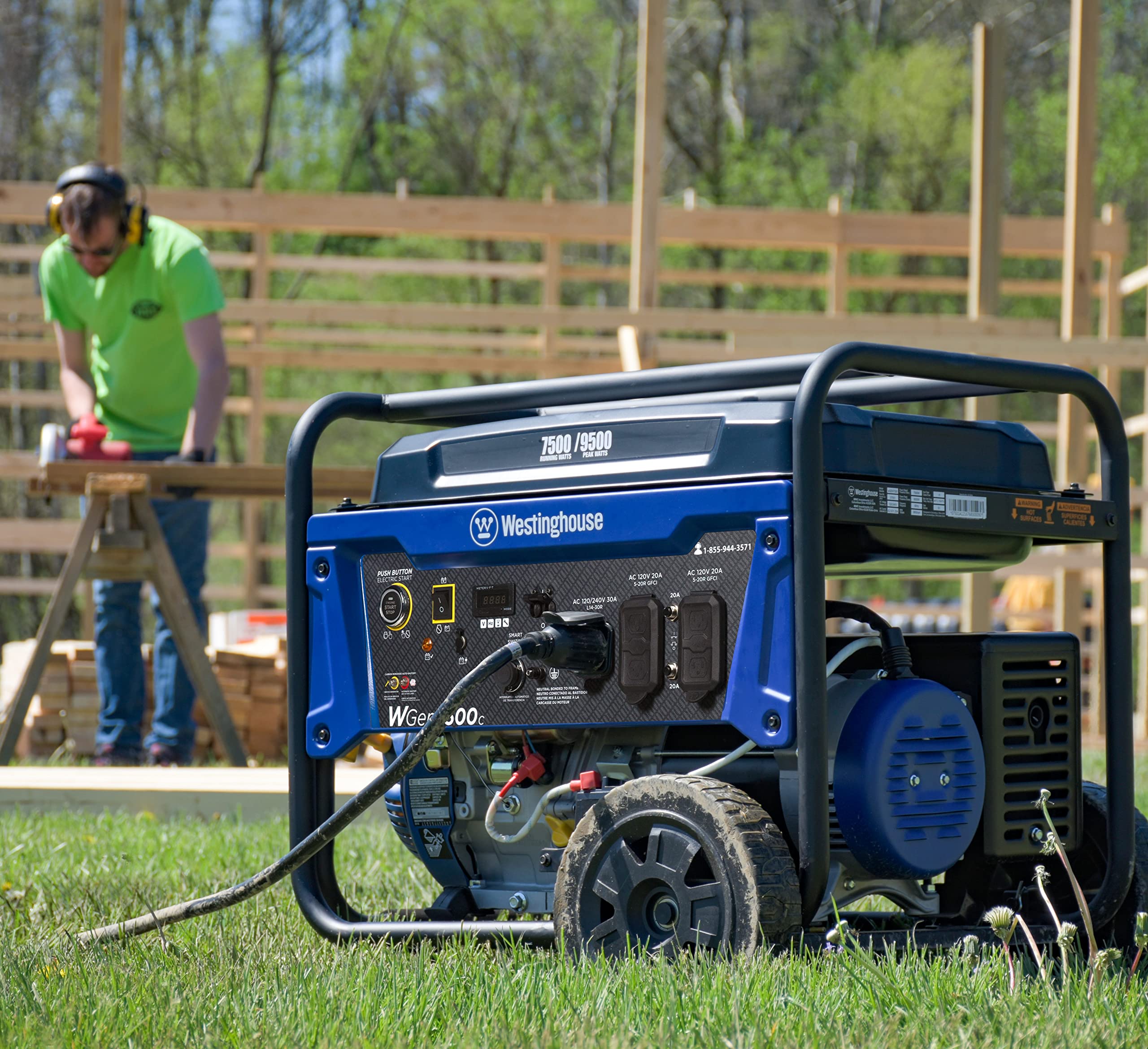 Mua Westinghouse 9500 Peak Watt Home Backup Portable Generator, Remote ...