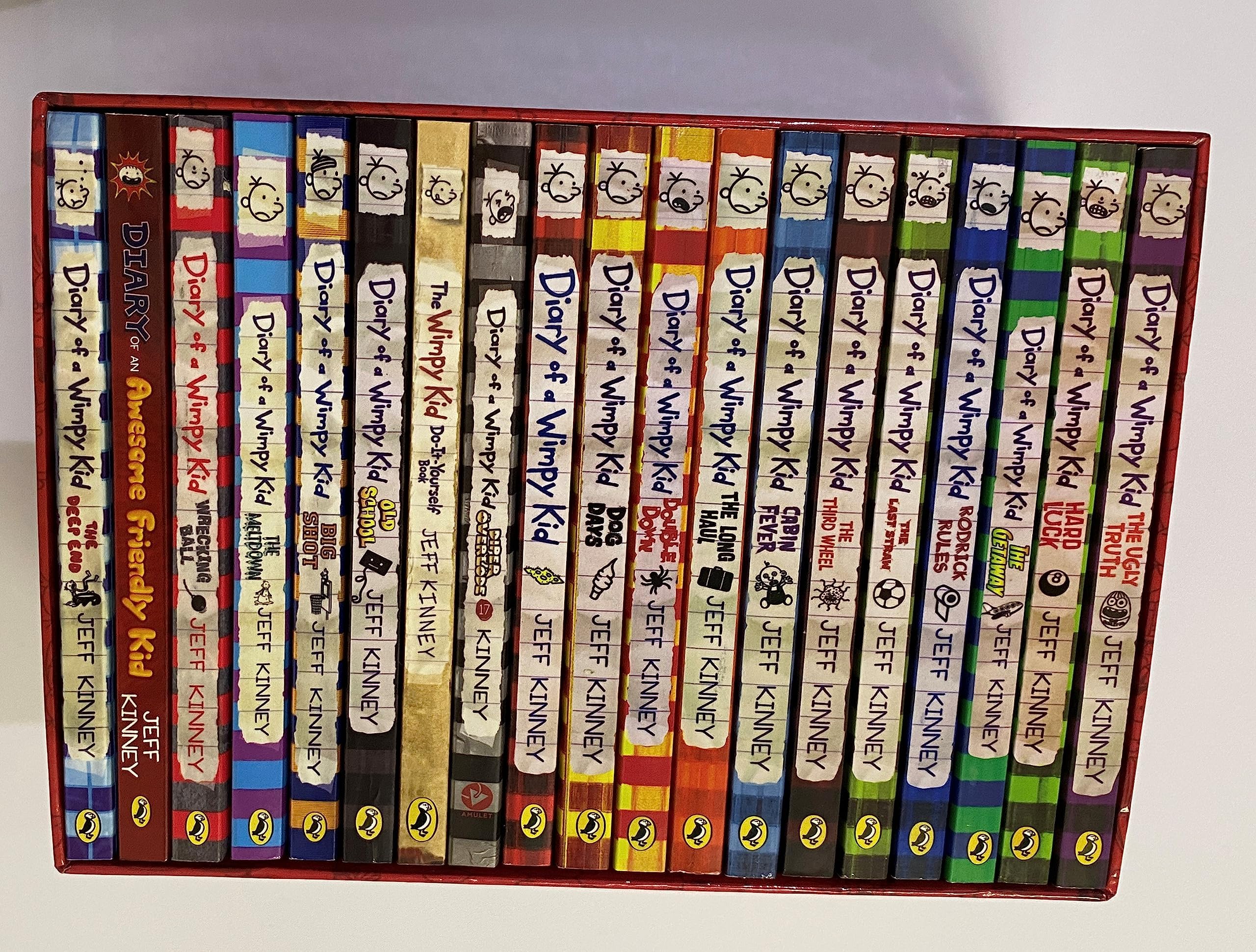 Jeff Kinney Diary of a Wimpy Kid 19 Books Series Complete Collection ...