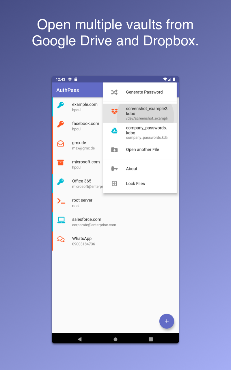 AuthPass Password Manageer:Amazon.com:Appstore for Android