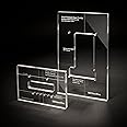 Amazon.com: StewMac Tremolo Routing Templates, Front and Rear Set for ...