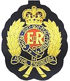 Badge Royal Engineers Blazer Badge Gold Embroidery R616: Amazon.co.uk ...