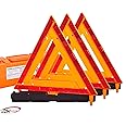 Amazon.com: DSV Standard Warning Triangles, Safety Triangles DOT ...