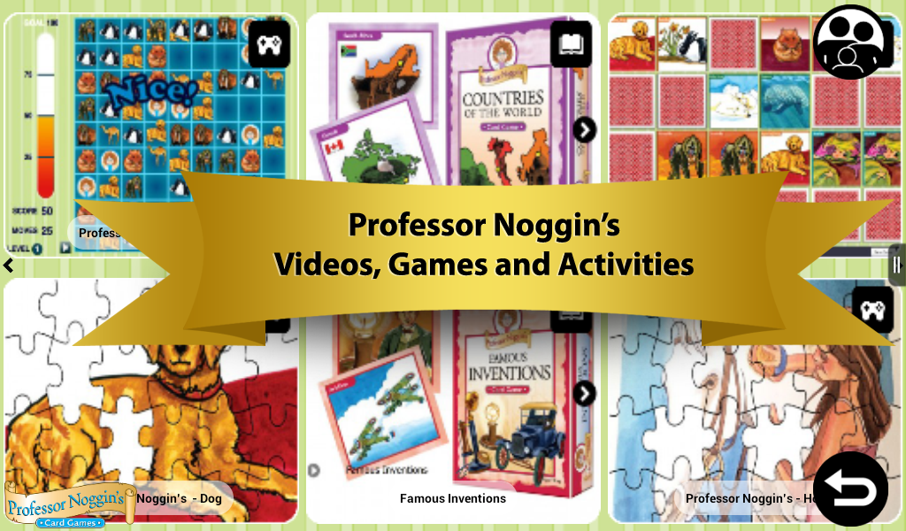 Professor Noggin's Trivia Card Game for Kids - Science, Geography and ...