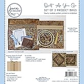 Amazon.com: June Tailor KIT Project Bag, Navy Zippity-do-Done(tm)