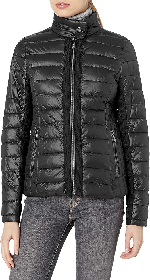 Amazon.com: Marc New York Performance womens Packable Jacket With Mesh ...
