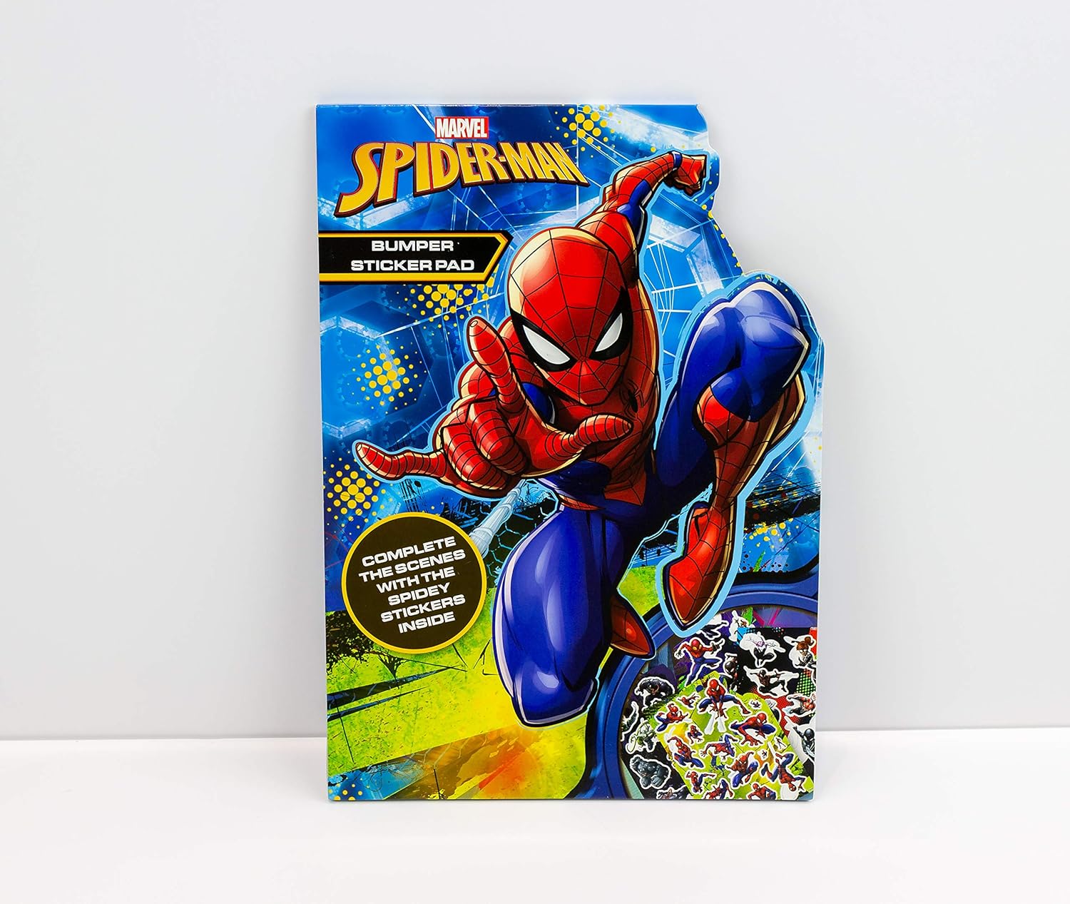 Spiderman – Spiderman Stickers – Marvel Bumper Sticker Pad – 24 Scenes ...