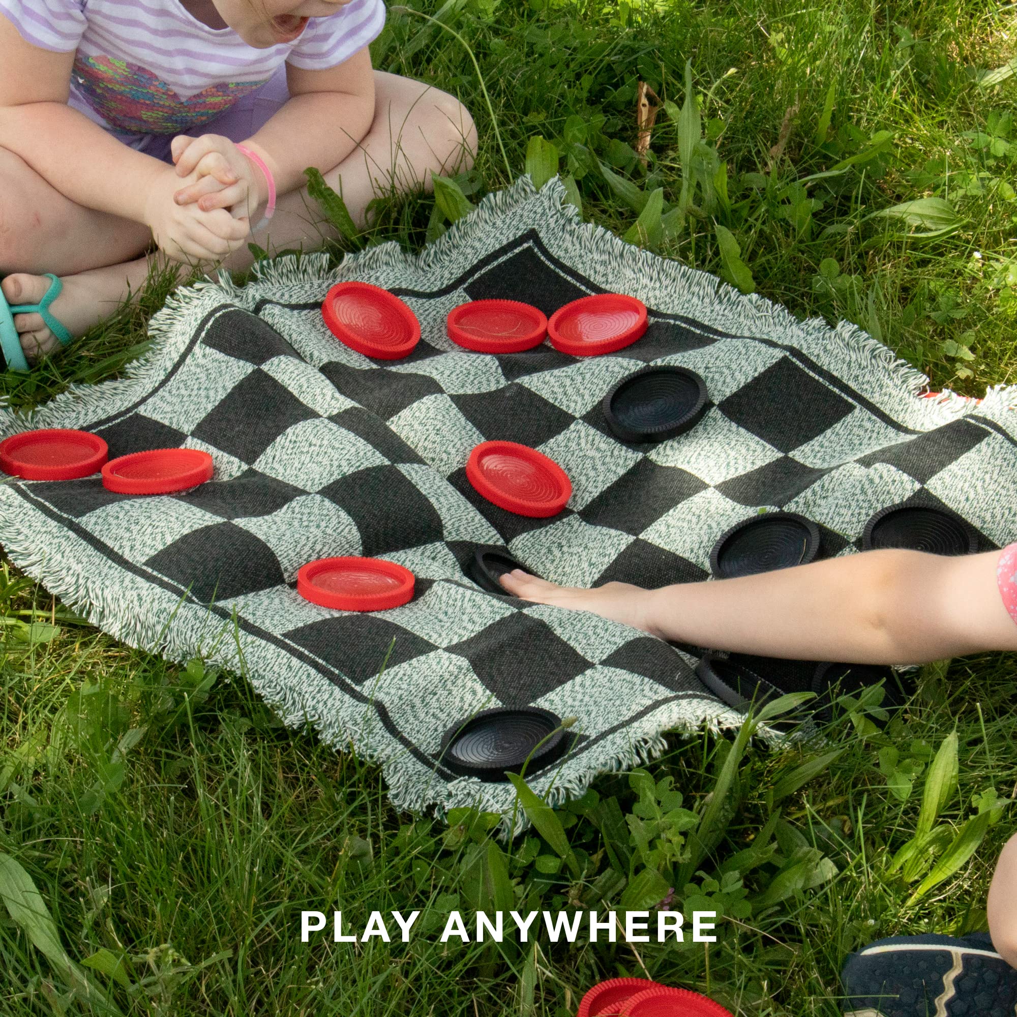 Mua Brybelly Large Checkers Set - Giant Checkers Game for Indoor ...