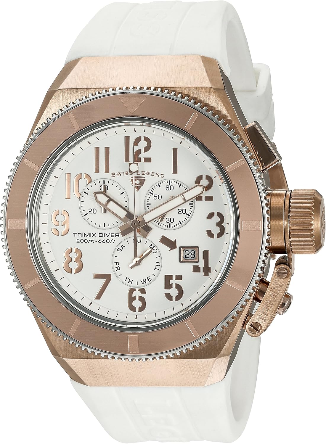 Swiss Legend Reloj analógico para Hombres de con Correa en Silicona ...