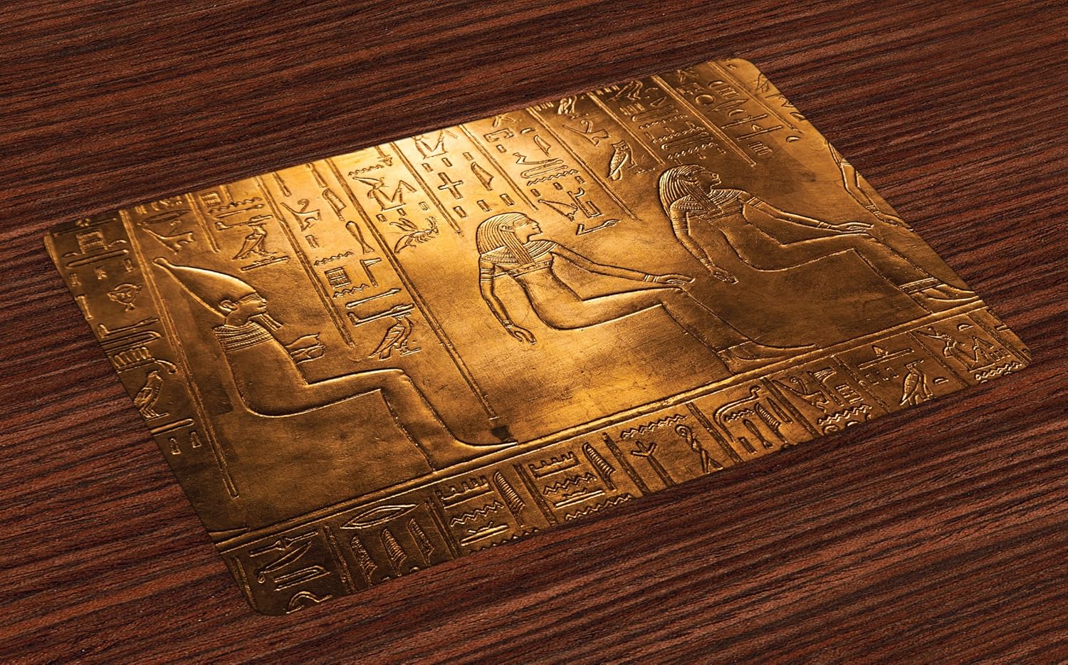 Amazon.com: Lunarable Egyptian Print Place Mats Set of 4, Egypt ...
