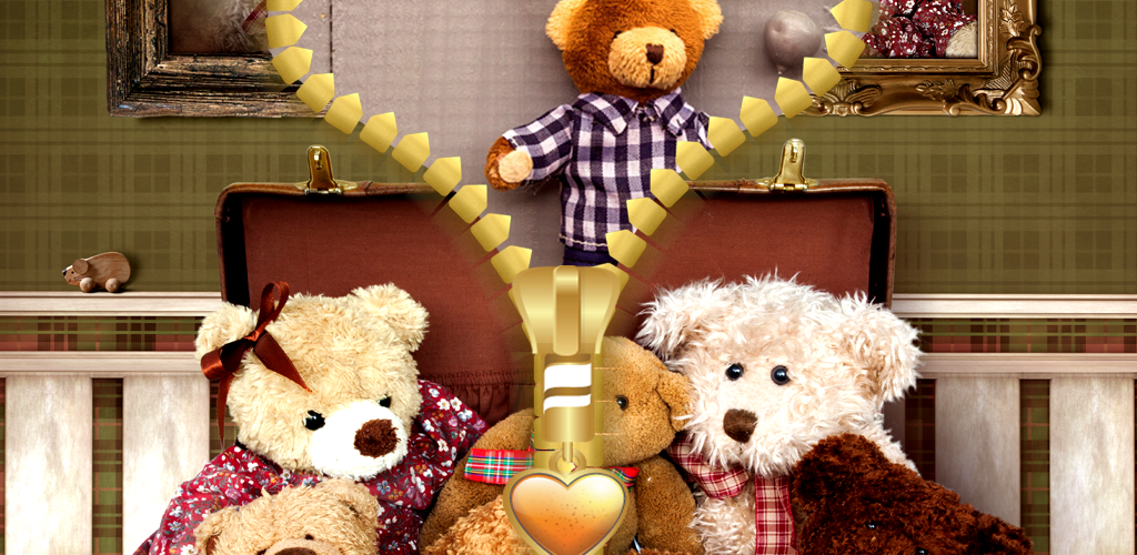 Amazon.com: Teddy Bear Zipper Lock Screen: Appstore for Android