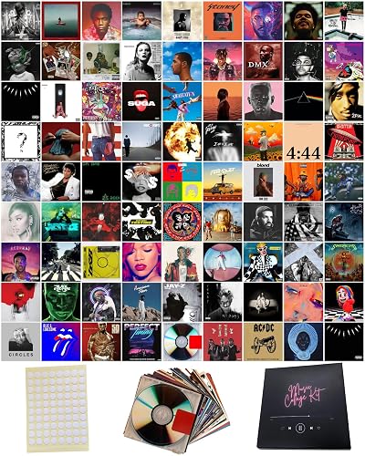 80 Print Album Covers | Unique Square Printed Photos 4x4 | Album Cover ...