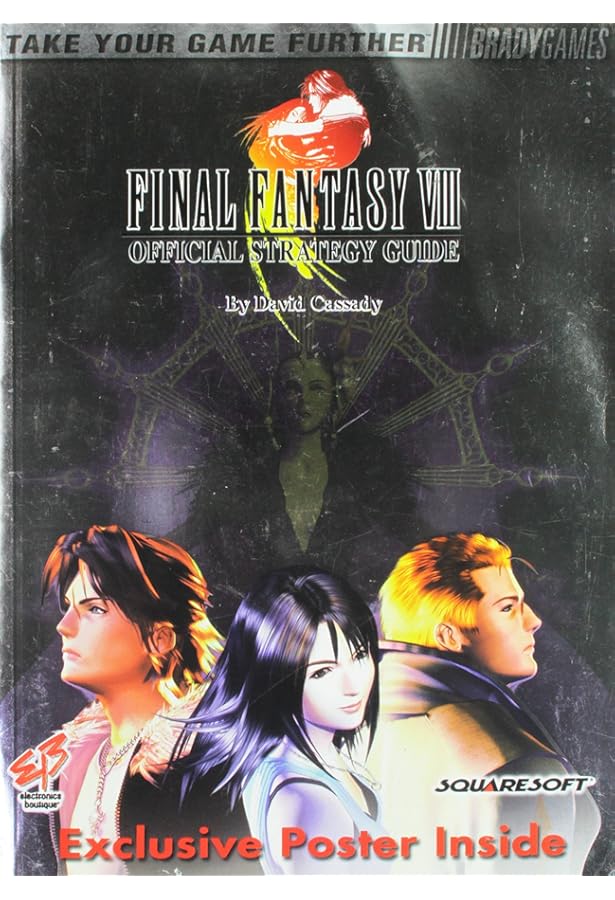 Final fantasy viii rare strategy guide and secrets books! Super rare ...