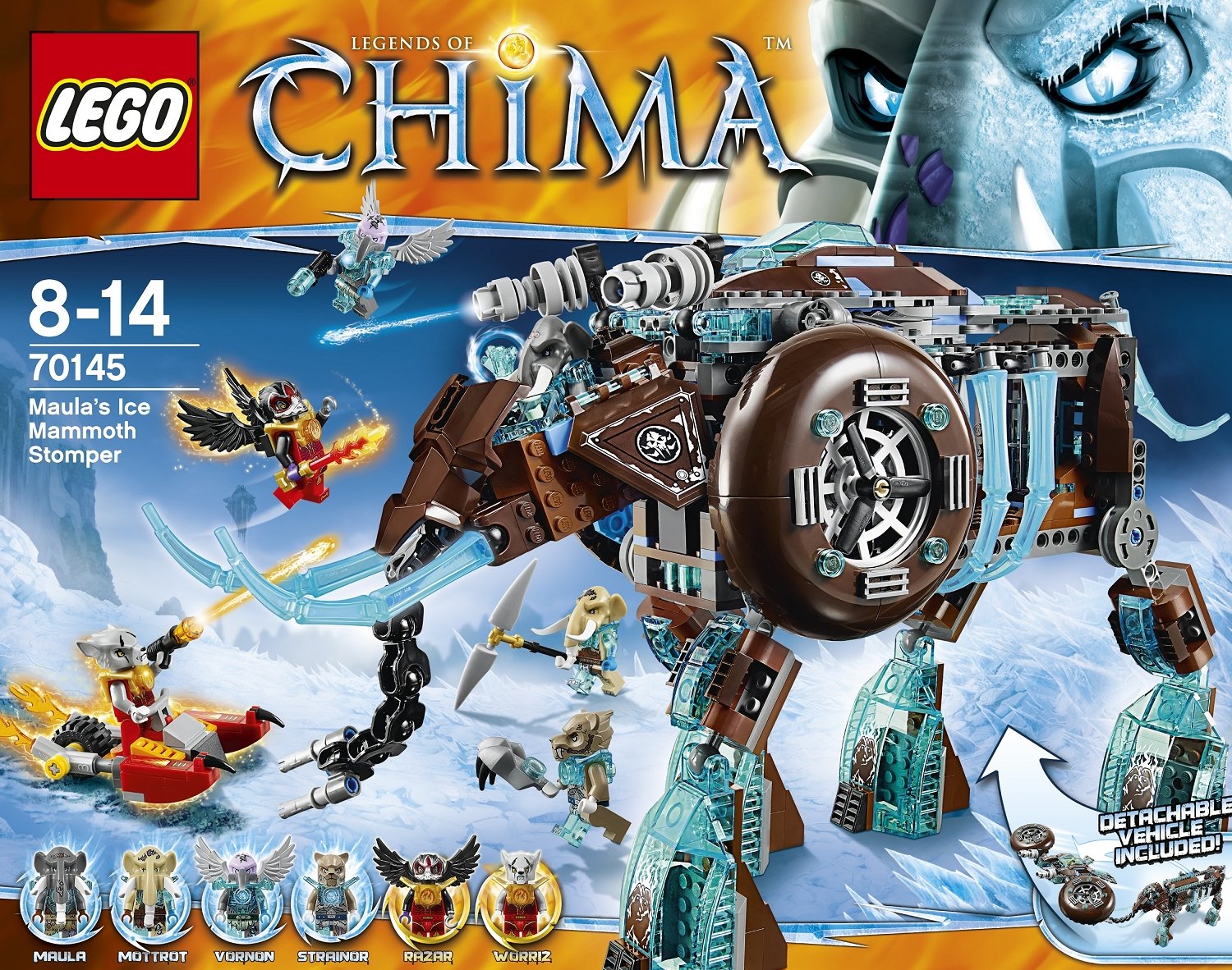 Mua Legends Chima Maulas Ice Mammoth Stomper (70145) by LEGO trên ...