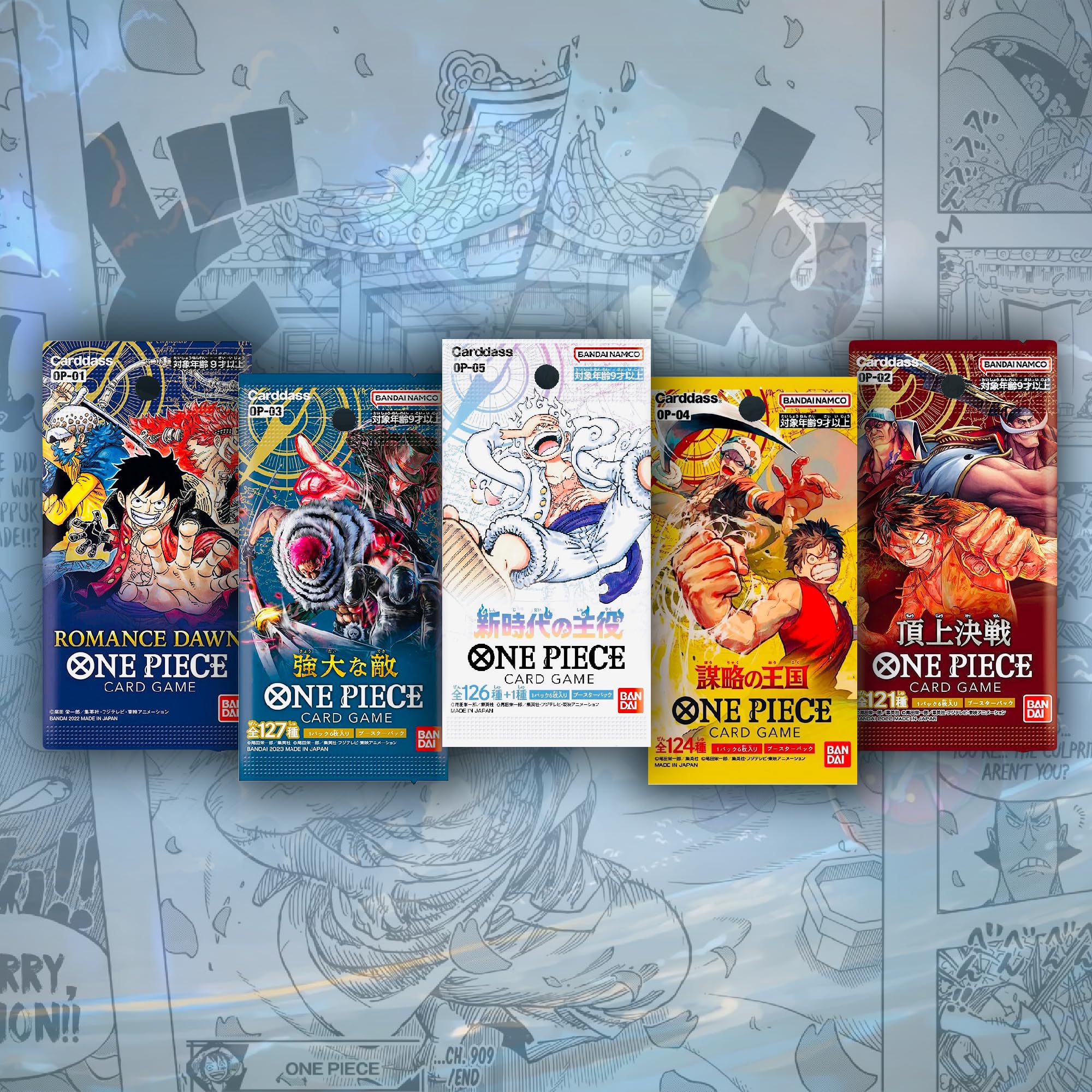 Mua One Piece Booster Packs (5 Pack - One from each iteration) (OP-01 ...