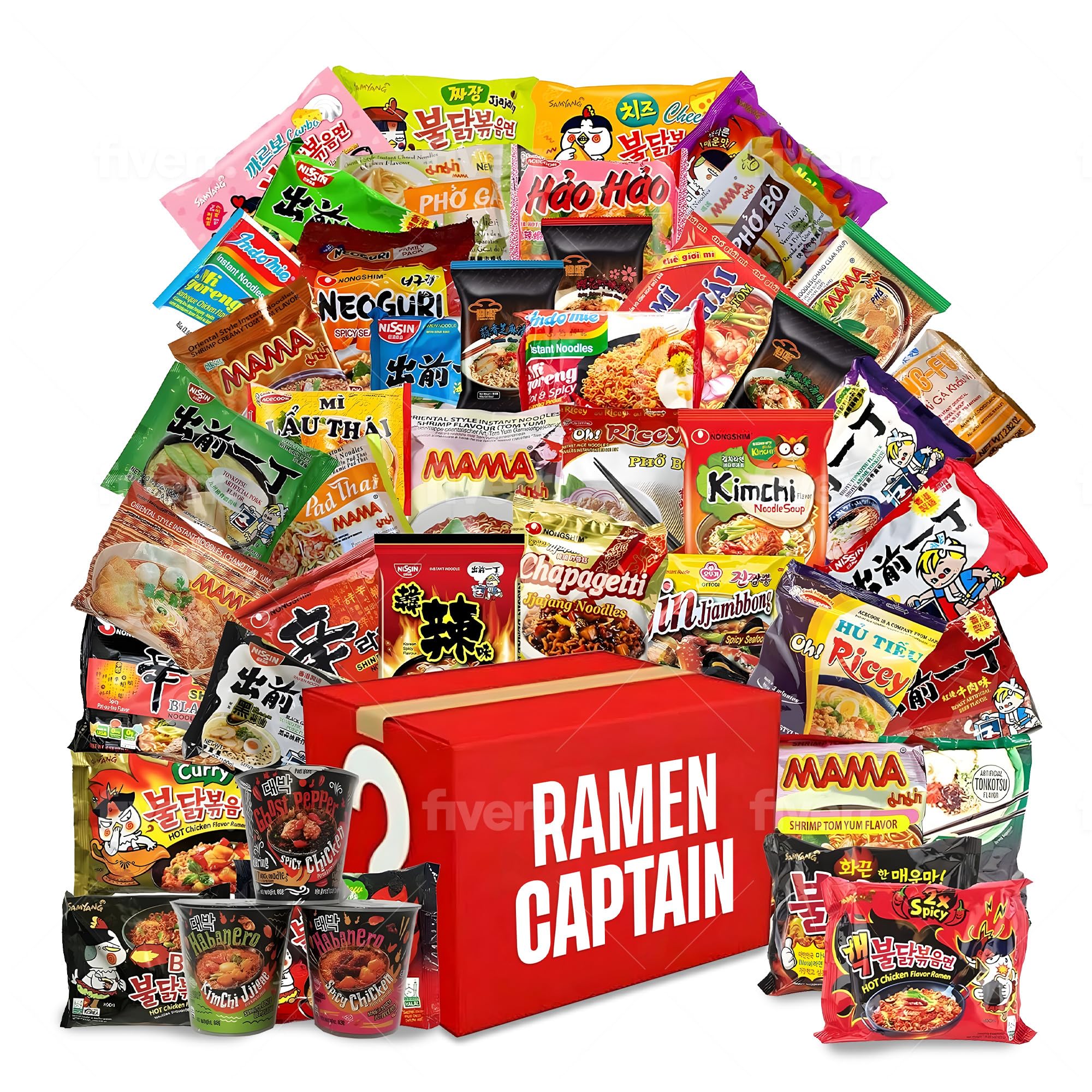 Mua Assorted Ramen Variety Bundle. Instant Noodle Box includes Free ...