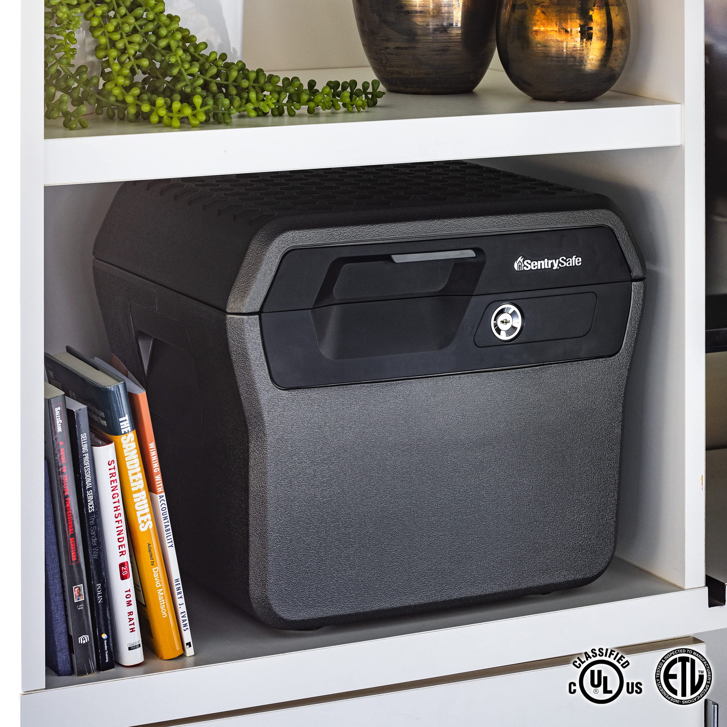 Mua SentrySafe Fireproof and Waterproof Lock Box with Key Lock, File ...