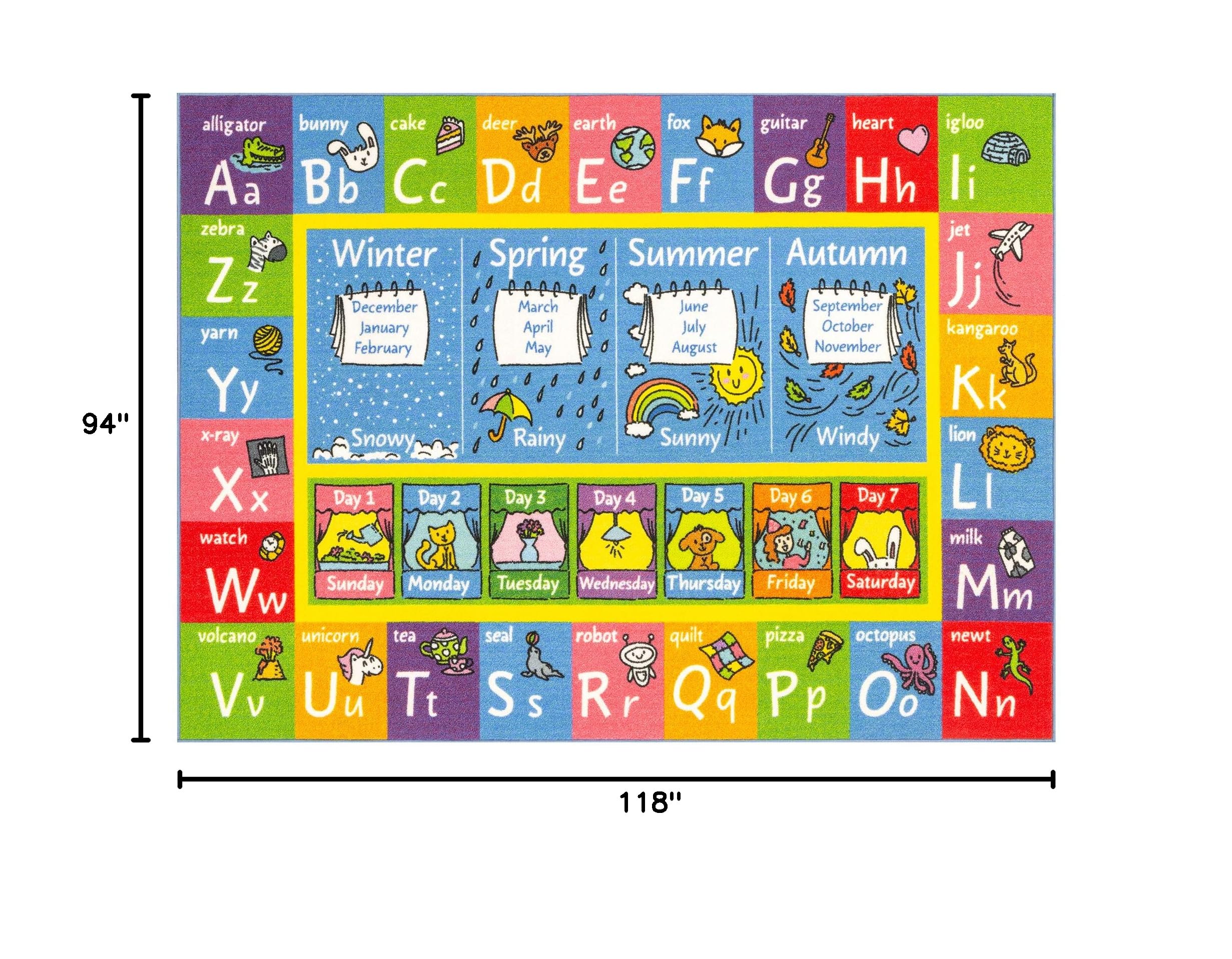 Mua KC Cubs Playtime Collection ABC Alphabet, Seasons, Months and Days ...