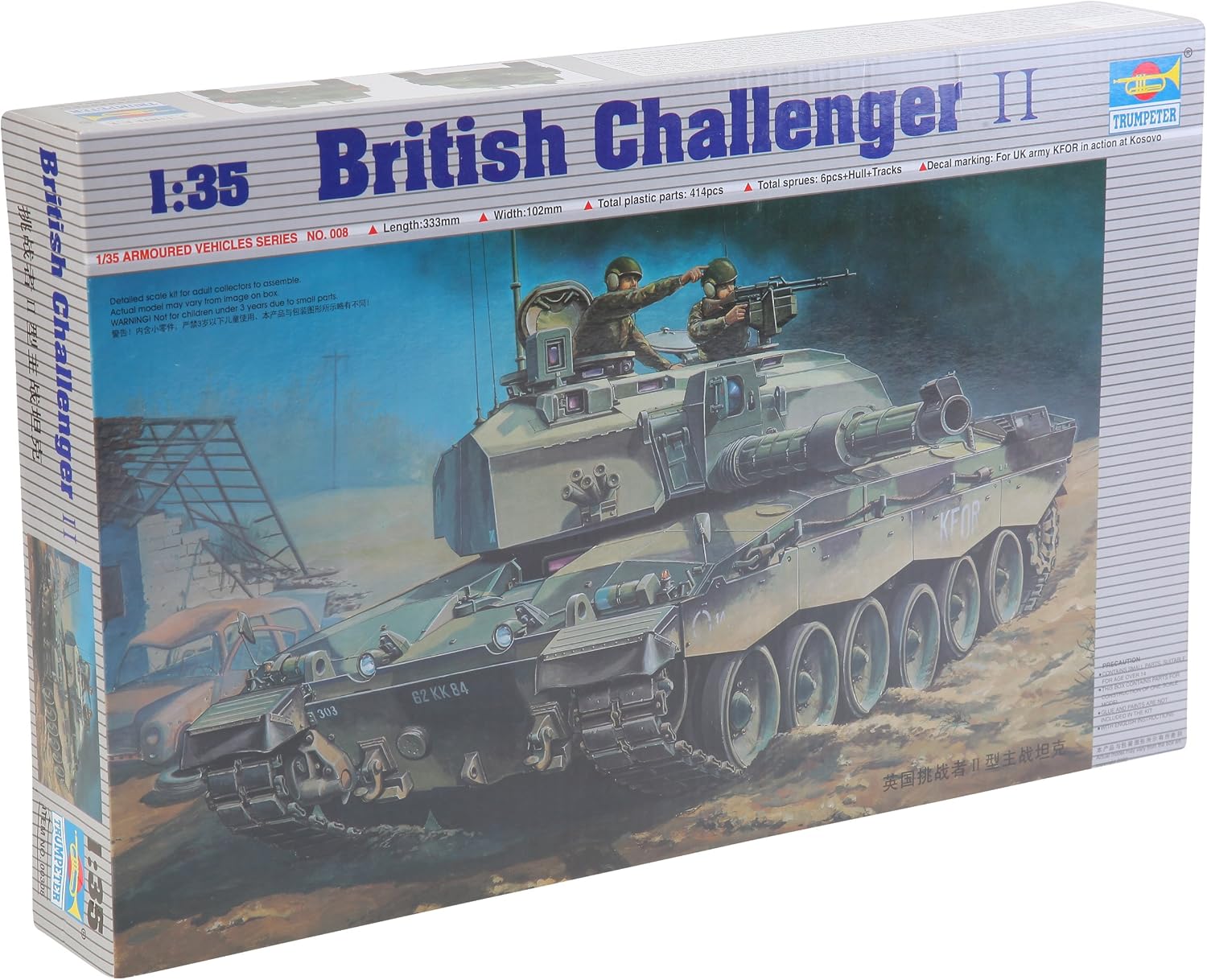 Trumpeter 00308 modèle Kit Challenger II: Amazon.fr: Jeux et Jouets