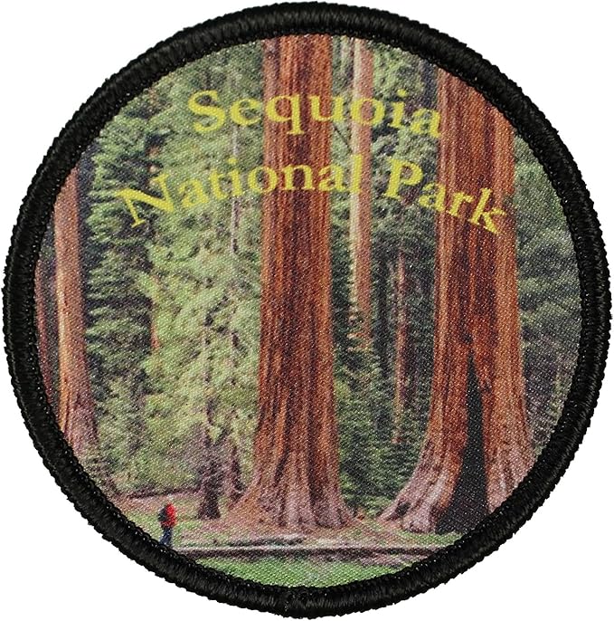Amazon.com: Sequoia National Park Patch Travel California Dye ...