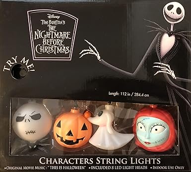 Disney Nightmare Before Christmas Jack Skellington Character String ...