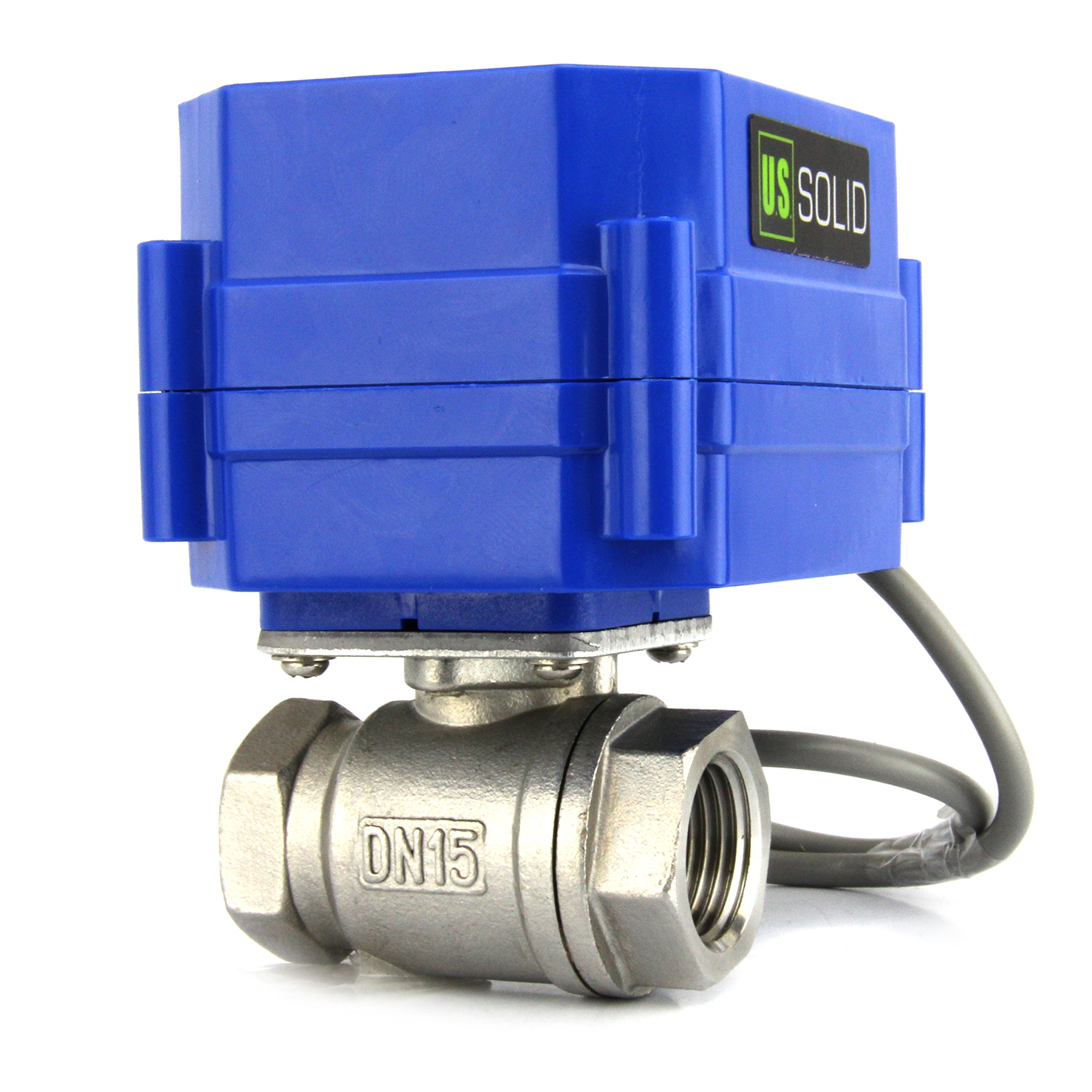 Mua U.S. Solid 1/2" Motorized Ball Valve, Stainless Steel Electrical ...