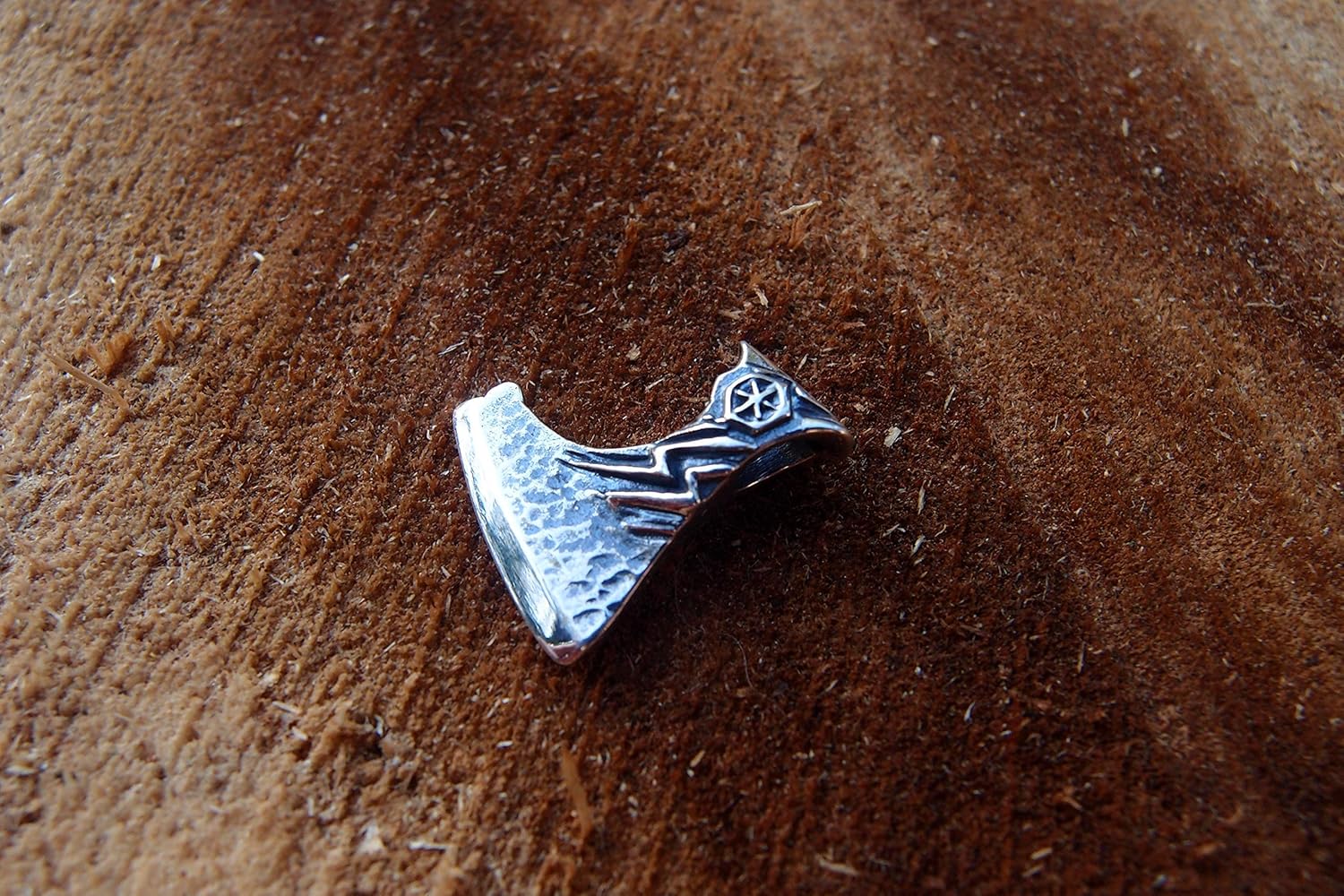 Amazon.com: War Axe of Perun sterling silver, small pendant - 13x16 mm ...