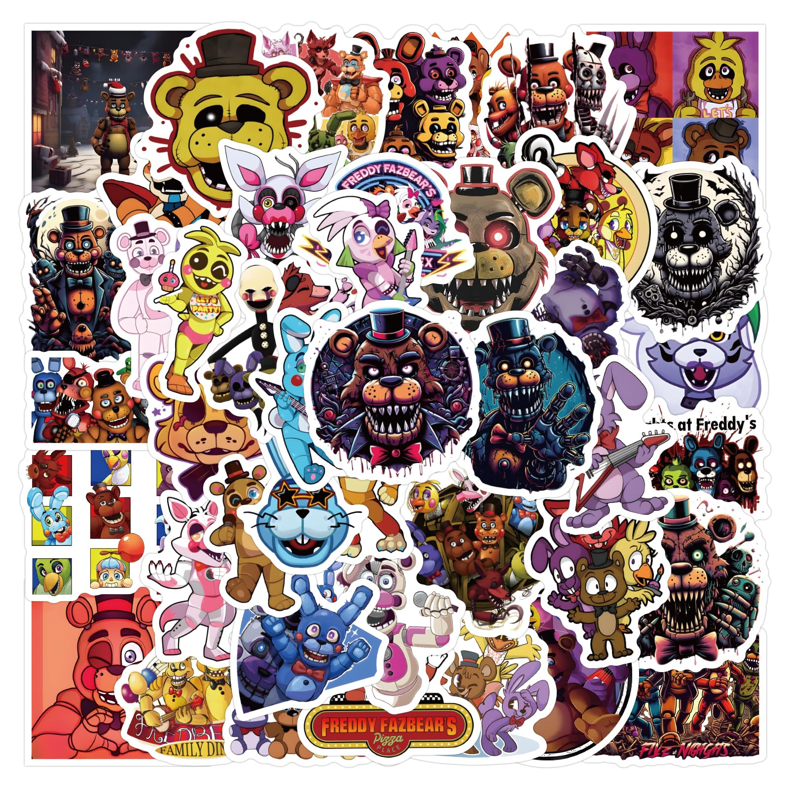 Mua 60 Pack FNAF Stickers Five Nights at Freddy's Game Stickers for ...