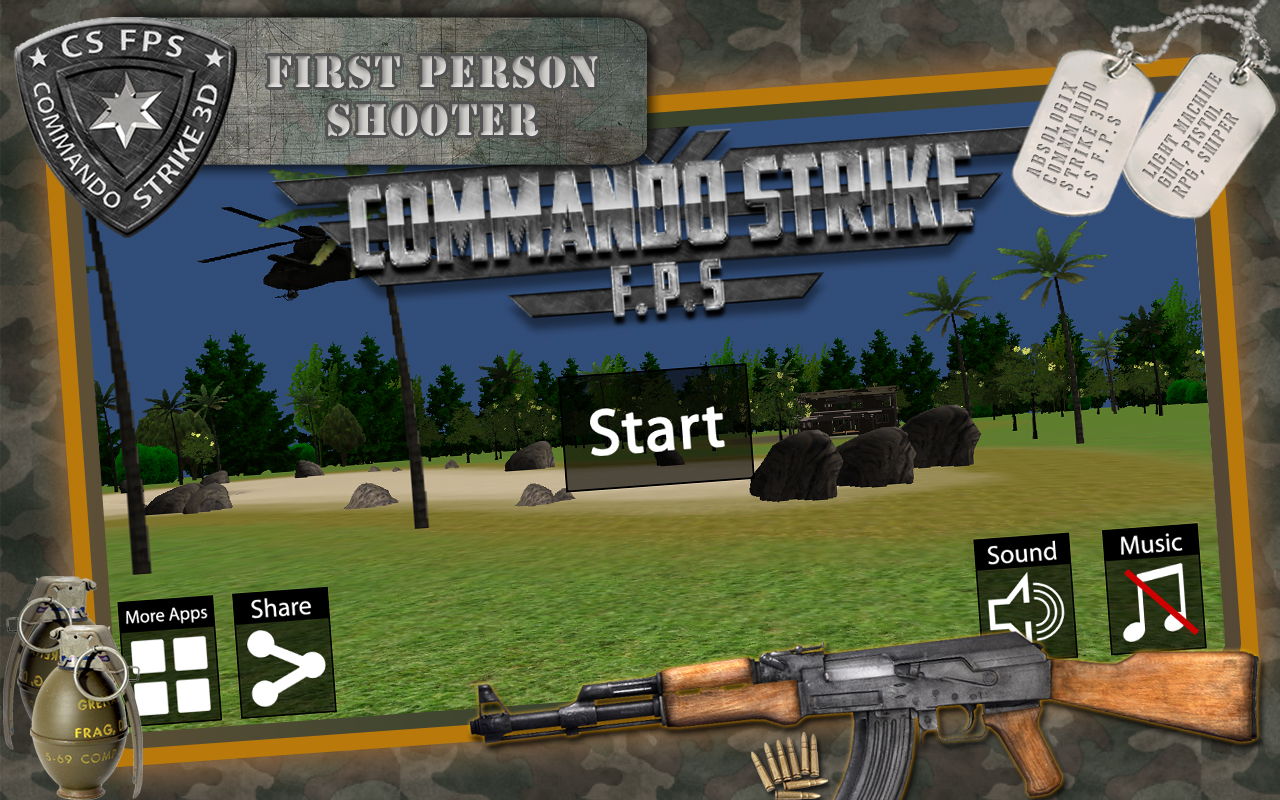 Amazon.com: Commando Strike FPS 3D: Appstore for Android