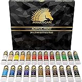 Amazon.com: Acrylic Paint Set - 12 x 100ml Bottles - Artist Quality ...
