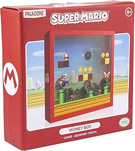 Amazon.com: Super Mario Bros. Money Box Coin Bank, 18cm (7"): Home ...