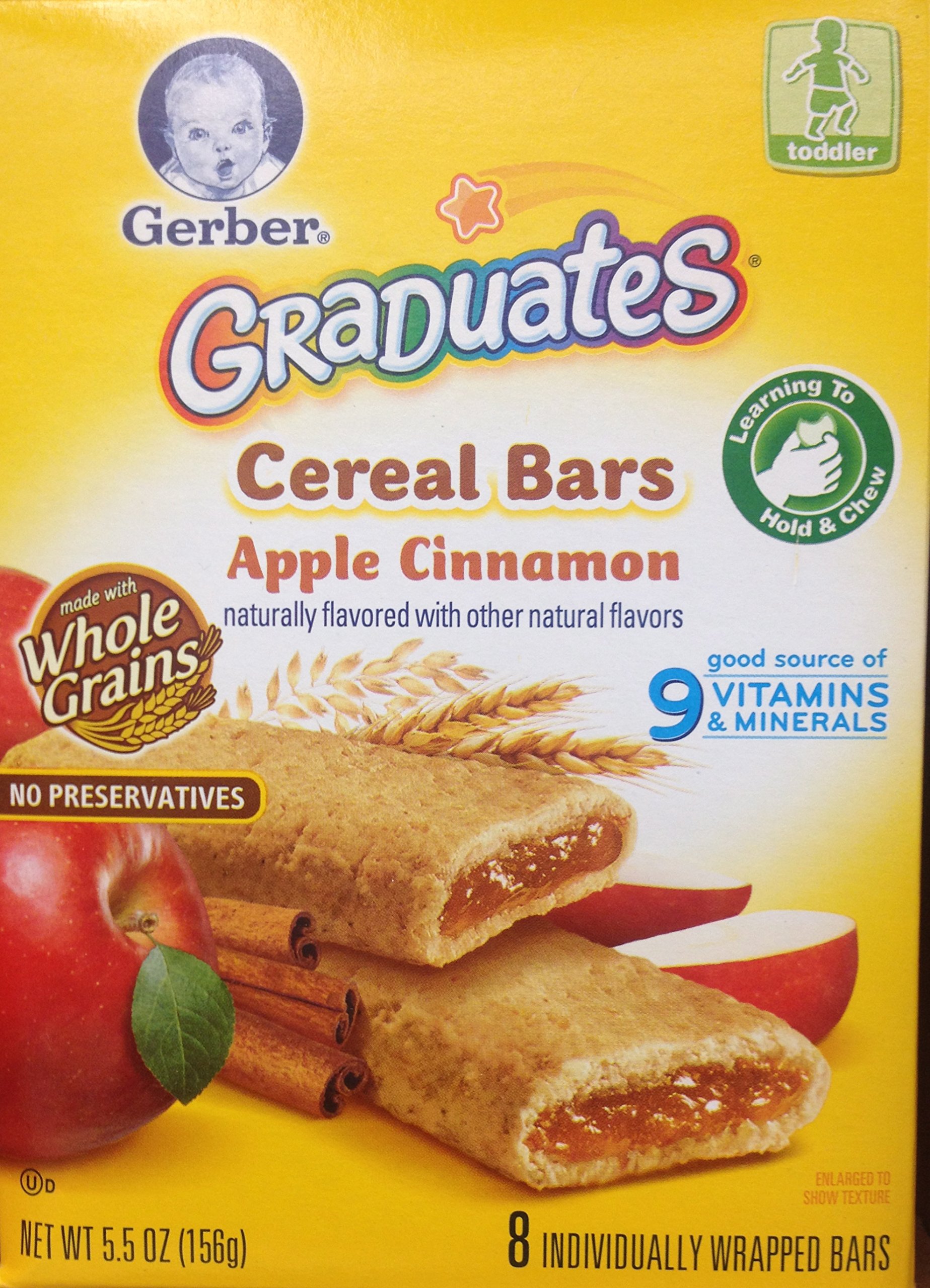 Gerber Graduates Cereal Bars STRAWBERRY BANANA - 5.5oz. (Pack of 4 ...