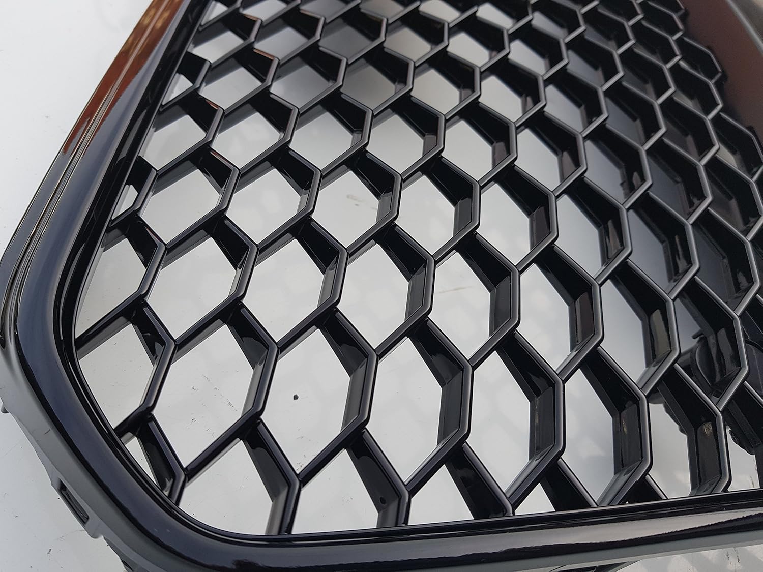 Rejilla de malla negra brillante para A5 8T B8 Facelift por 1A Auto ...
