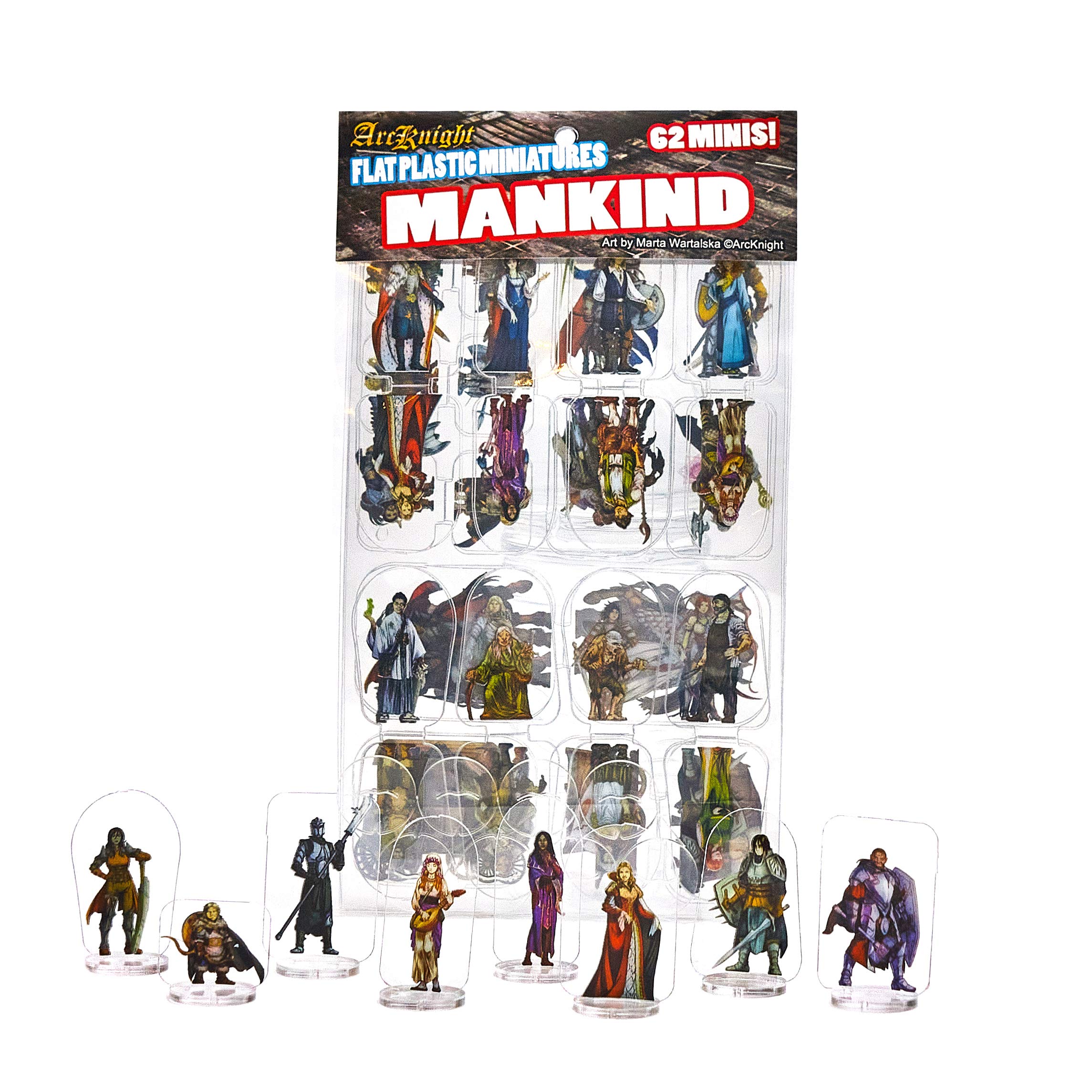 Mua Arcknight Flat Plastic Miniatures: Mankind; 62 Unique Human-Themed ...