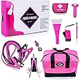 Amazon.com: Gears Out Pretty Pink Roadside Kit - Pink Emergency Kit for ...