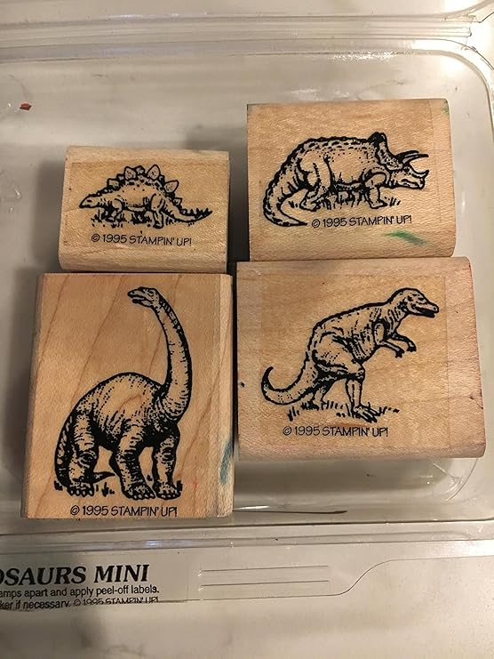 Amazon.com: Stampin' Up! Mini Dinosaurs Stamp Set